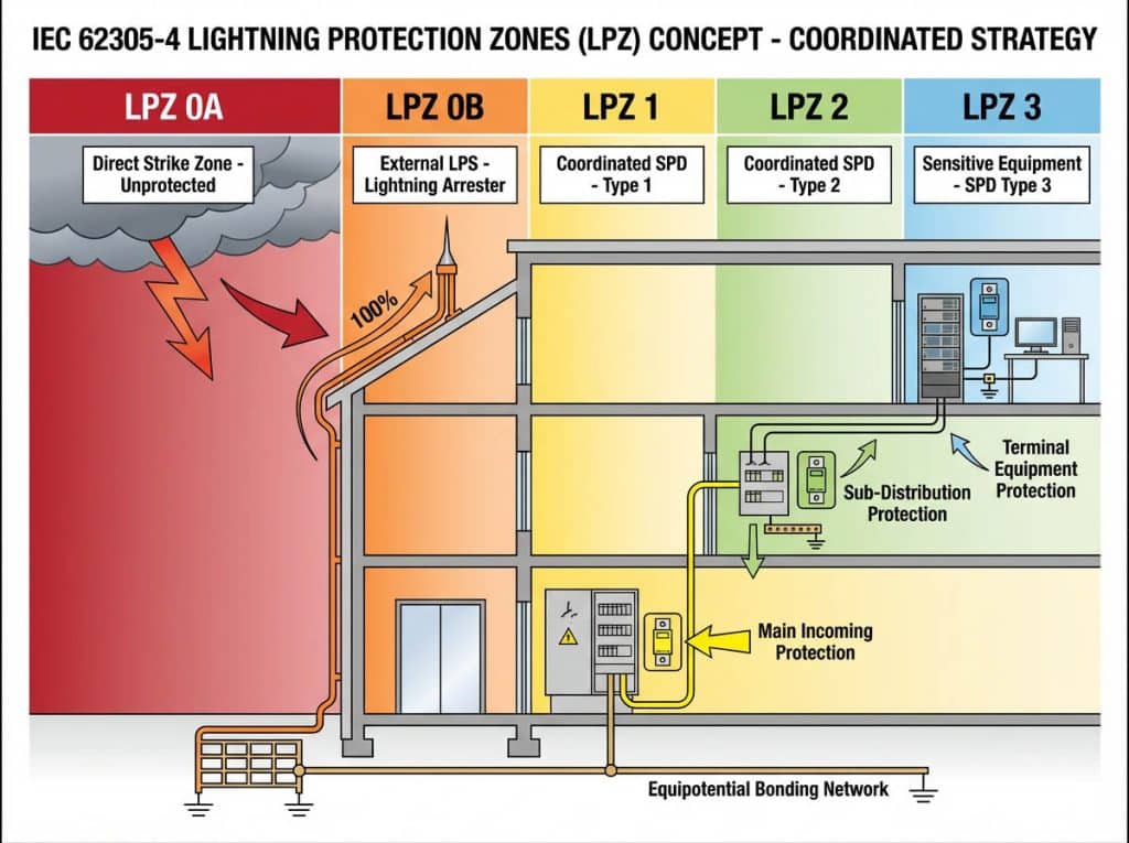 Lightning Arrester vs Surge Arrester: Complete IEC 62305 & 61643 Guide ...