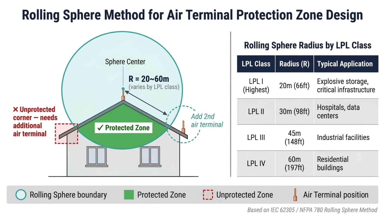 Air Terminal: 4 Types, Height Requirements & NFPA 780 Specs